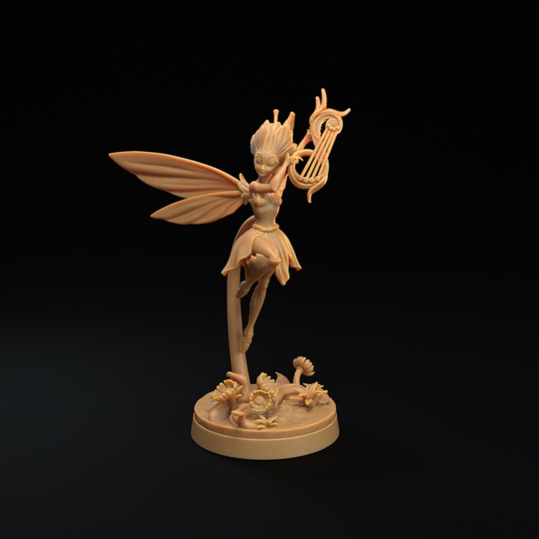 Seelie Fairy Harp Bard | the Fae Petal Courts - Dragon Trappers Lodge ...