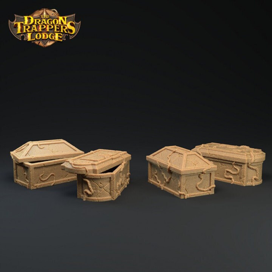 Stone Coffins | Stoican Halloween - Dragon Trappers Lodge | D&D | TTRPG ...