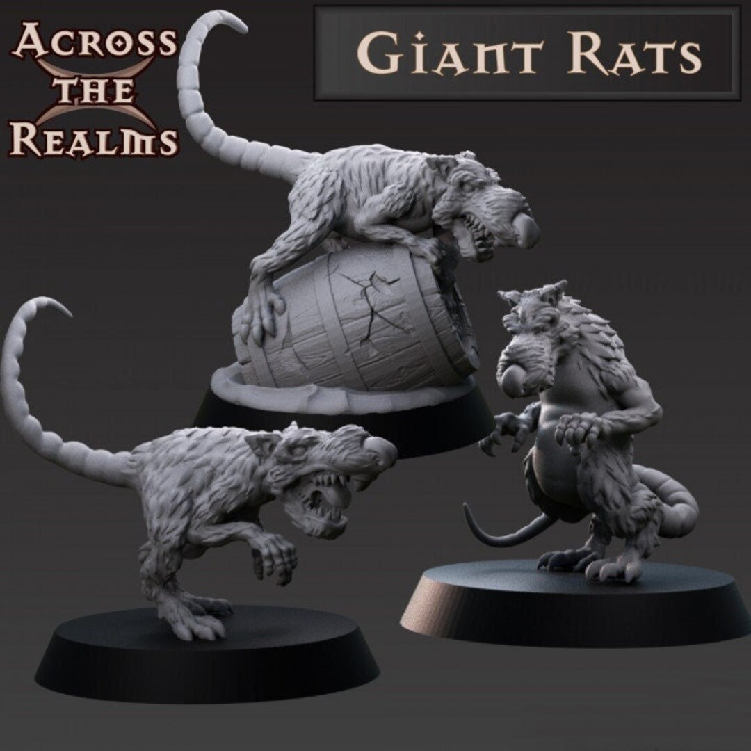 Giant Rats | Ambush at Green Hill - Across the Realms | 12K High Detail ...