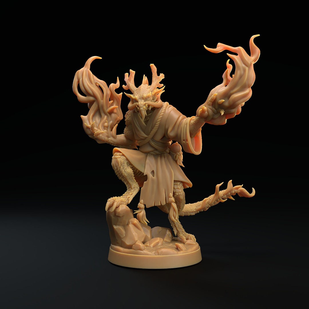 Dragonborn Spellcaster | Yokai Lodge - Dragon Trapper's Lodge | D&D ...