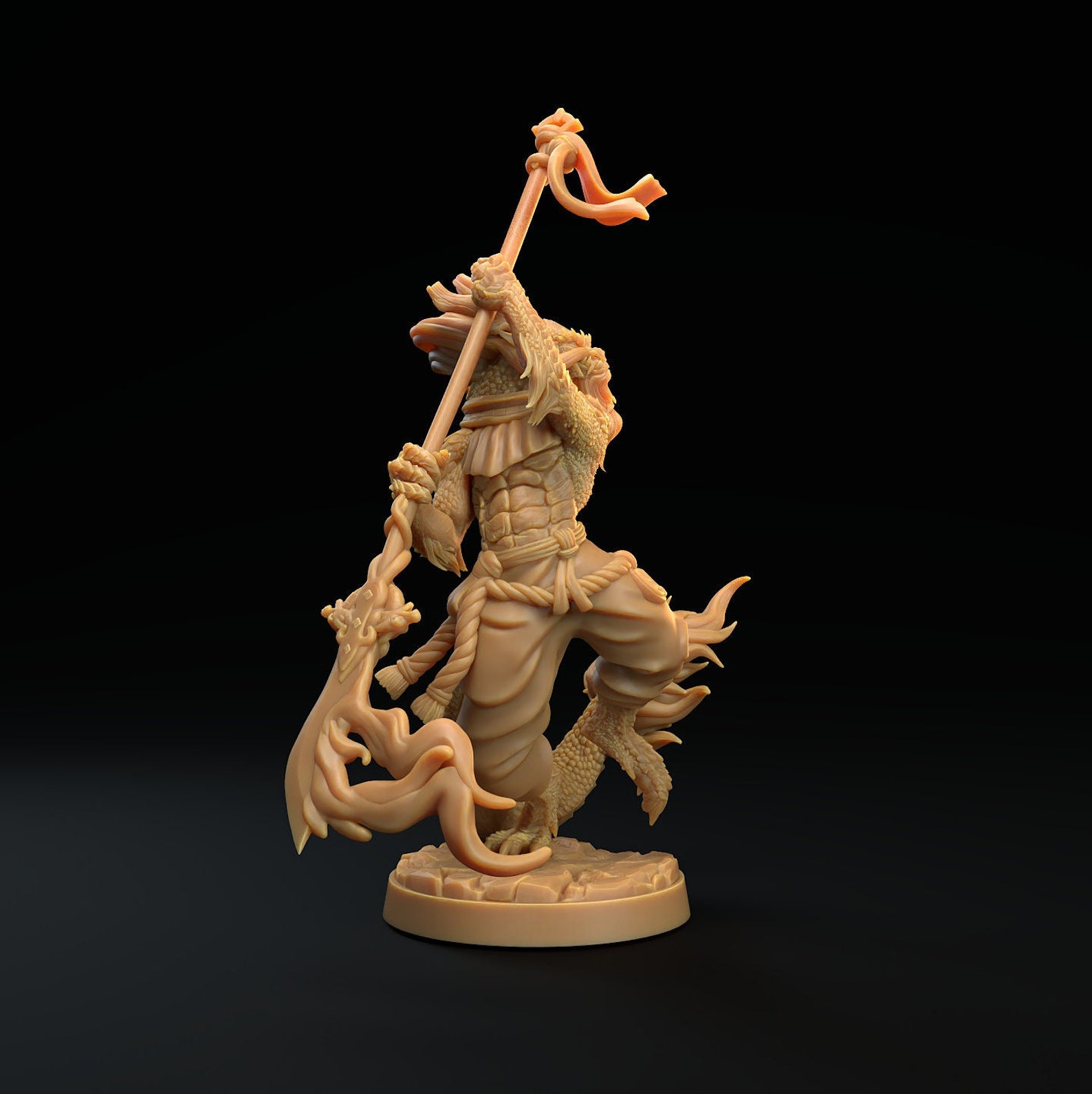 Dragonborn Sohei Monk | Yokai Lodge - Dragon Trapper's Lodge | D&D ...