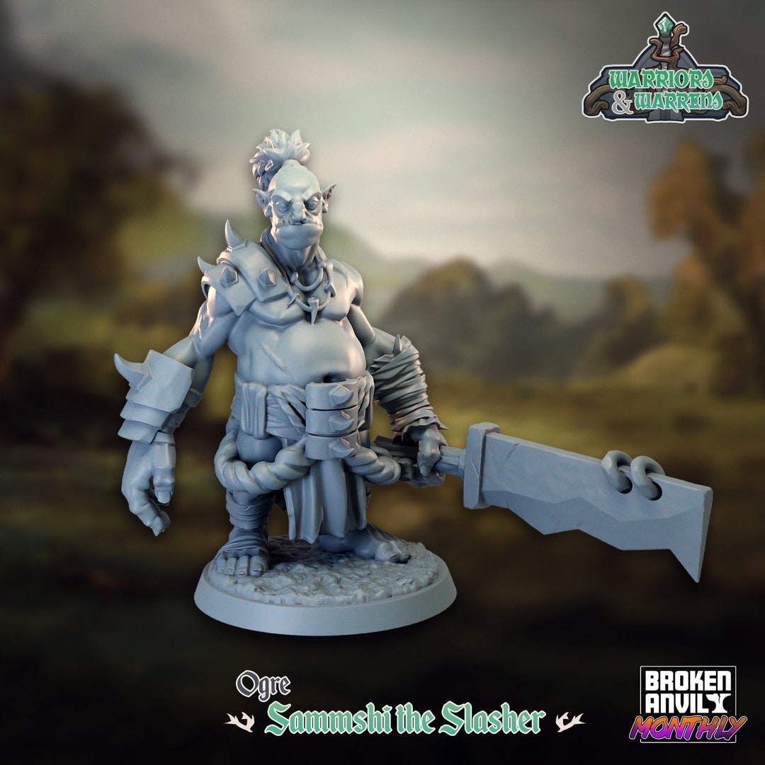 Sammshi the Slasher, Ogre Fighter | Warriors and Warrens - Broken Anvil ...