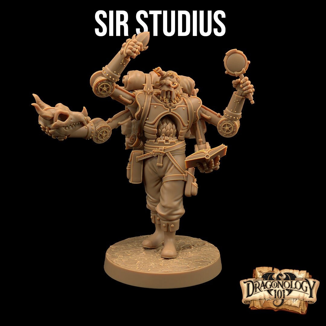 Sir Studius, Warforged Dragonology 101 Dragon Trappers Lodge High ...