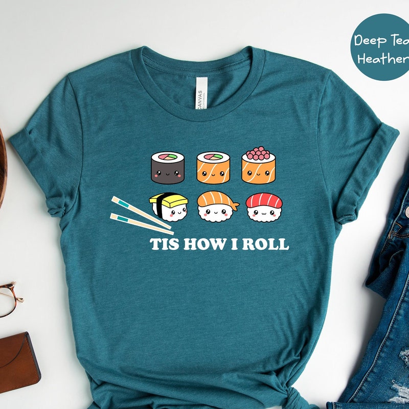 I Love Sushi Shirt - Etsy