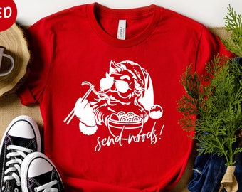 Santa Ramen Shirt - Etsy