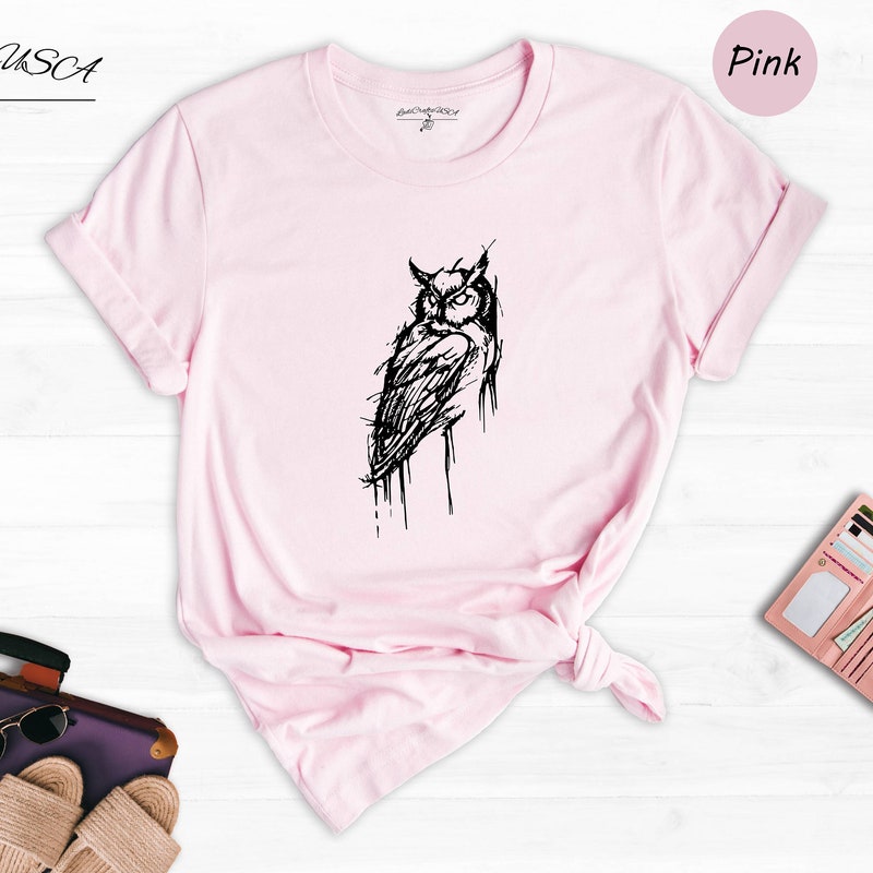 Owl Shirt - Etsy