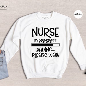 Nurse in Progress Loading Please Wait T-shirt, Nurse Appreciation ...