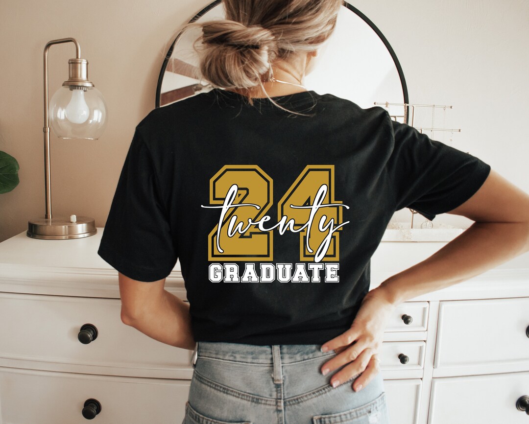 Twenty 24 Graduate T-shirt, Graduate Shirt, Senior 2024 Shirt ...