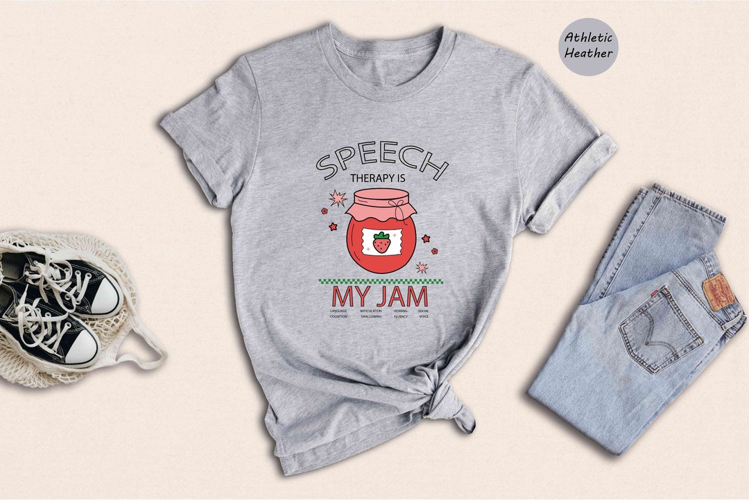 Speech Therapy is My Jam Shirt, Slp Shirt, Slp Gift, Speech Shirt ...