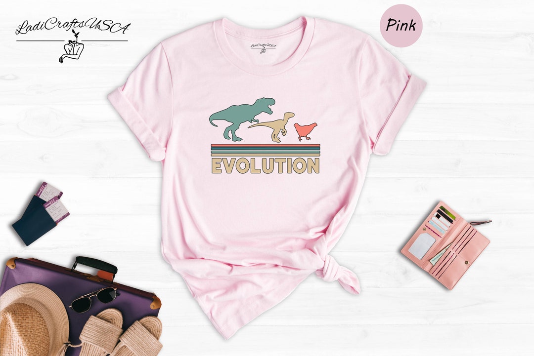 Evolution Dinosaur Chicken Shirt, Evolution T-shirt, Gift for Geologist ...