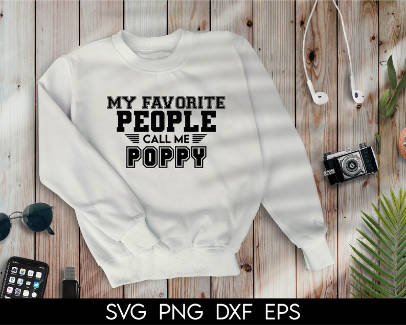 My Favorite People Call Me Poppy SVG Poppy Svg Grandpa Svg - Etsy
