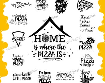 Pizza Svg Bundle ,pizza SVG, Pizza Bundle SVG, Pizza Sayings SVG, Pizza ...