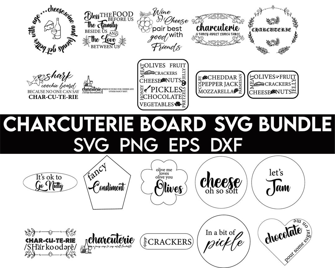 Charcuterie Board SVG Bundle, Charcuterie Board, Charcuterie Digital ... Charcuterie Board SVG Bundle, Charcuterie Board, Charcuterie Digital ...