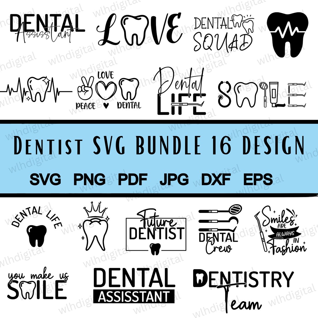 Dentist SVG Bundle, Dental SVG Bundle, Dentist Quotes SVG, Dental Shirt ...