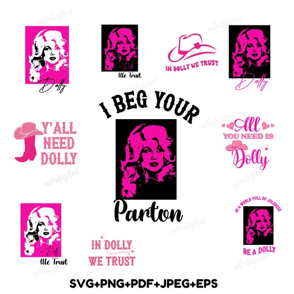 Dolly Parton Svg Bundle - Etsy