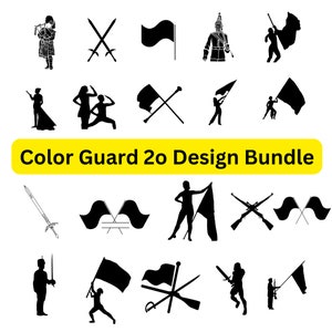 Color Guard Svg Bundle, Marching Band SVG, Color Guard SVG, Color Guard ...