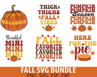 Fall SVG Bundle, Fall Svg, Happy Fall Svg, Autumn Svg, Thanksgiving Svg ...