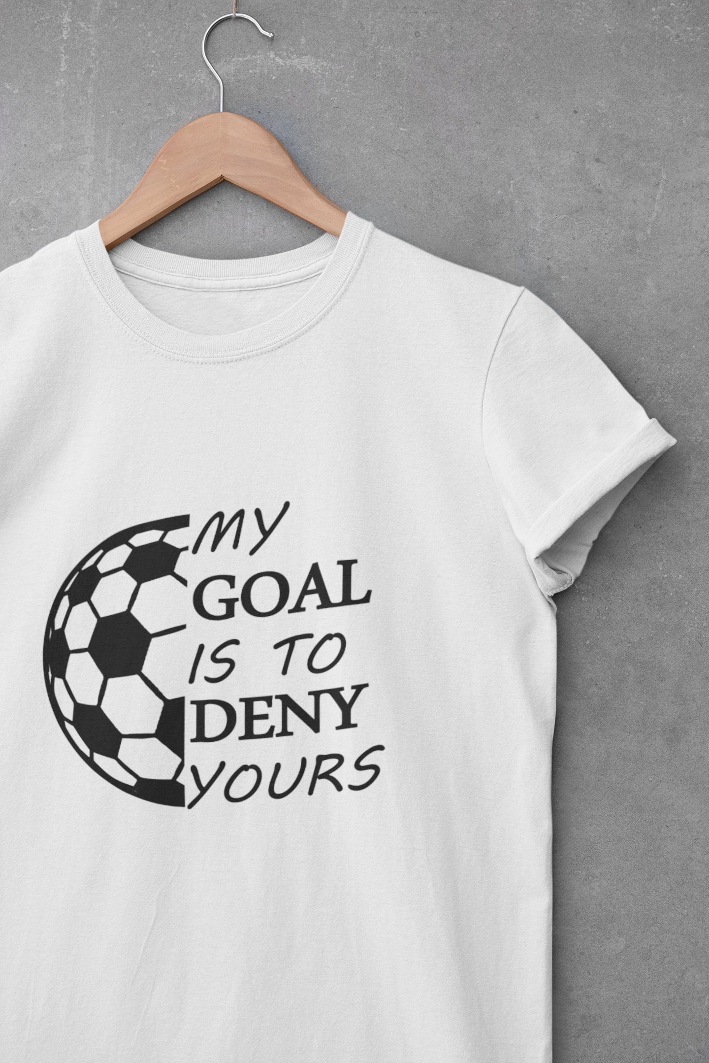 My Goal is to Deny Yours SVG Funny Soccersoccer Gift Idea - Etsy
