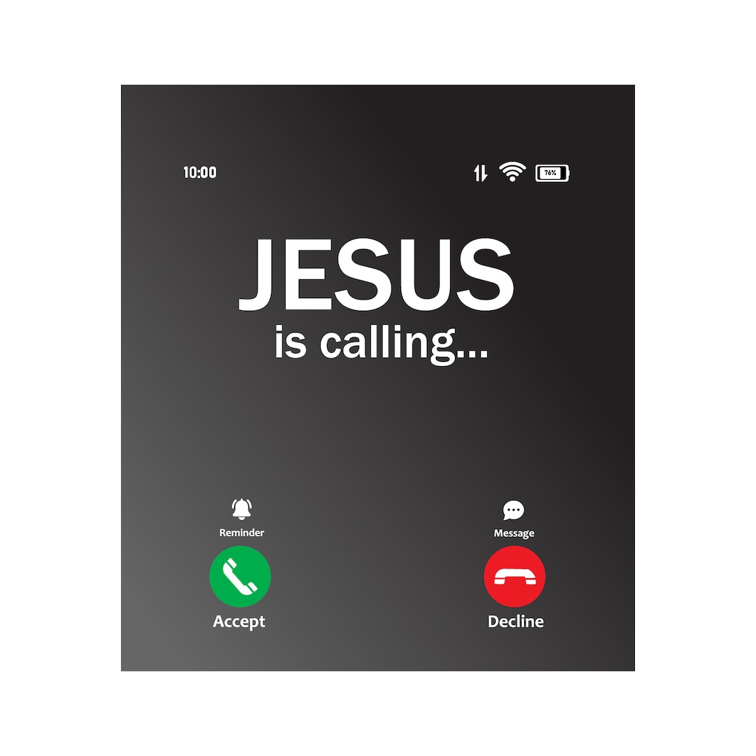 Jesus is Calling SVG, Christian PNG SVG, Religious Svg, Jesus Svg File ...