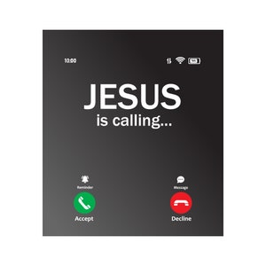 Jesus is Calling SVG, Christian PNG SVG, Religious Svg, Jesus Svg File ...