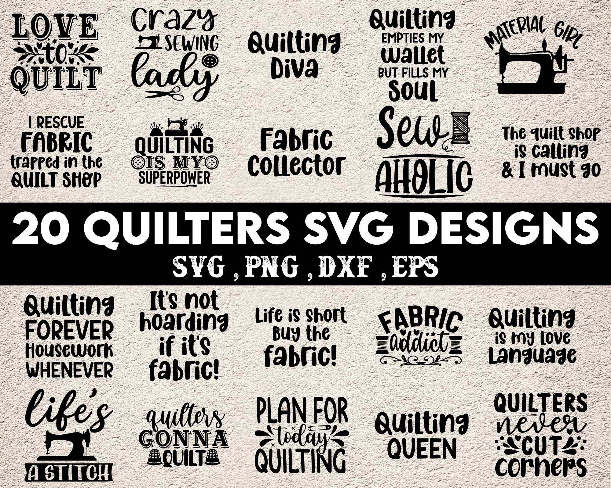 Quilters SVG Bundle Quilting Svg Quilting Designs Sewing - Etsy UK