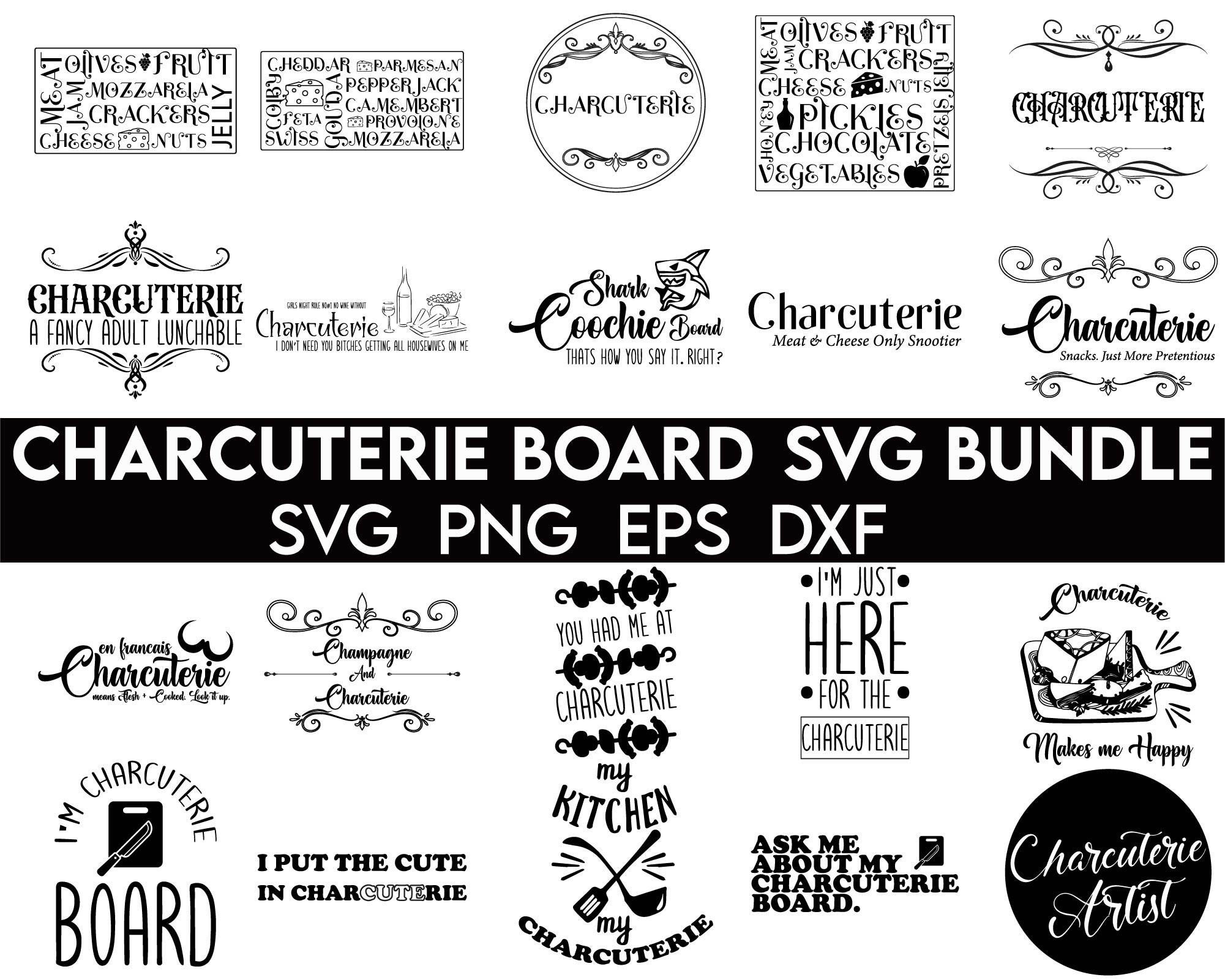 Charcuterie SVG Bundle Charcuterie SVG Cutting Boards SVG - Etsy Canada