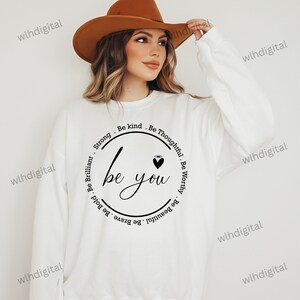 Be You Svg, Inspirational Gift Svg, Motivational Quote, Encouragement ...
