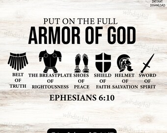 Armor of God SVG - Etsy