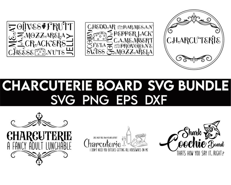 Charcuterie SVG Bundle Charcuterie SVG Cutting Boards SVG - Etsy Australia