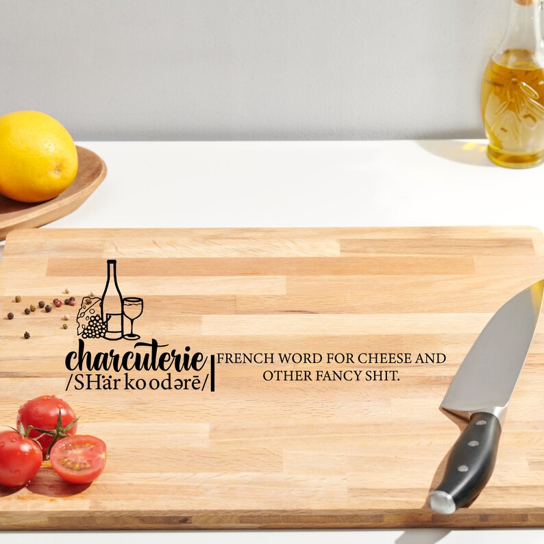 French Words for Cheese Svg Charcuterie Board SVG - Etsy