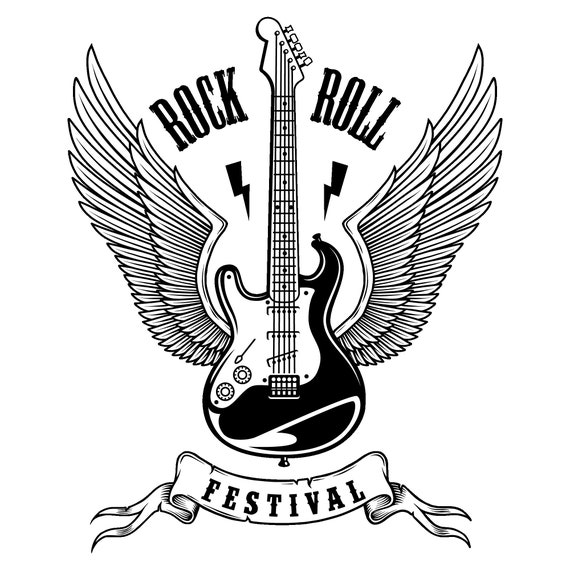 Rock And Roll Guitar Clip Art
