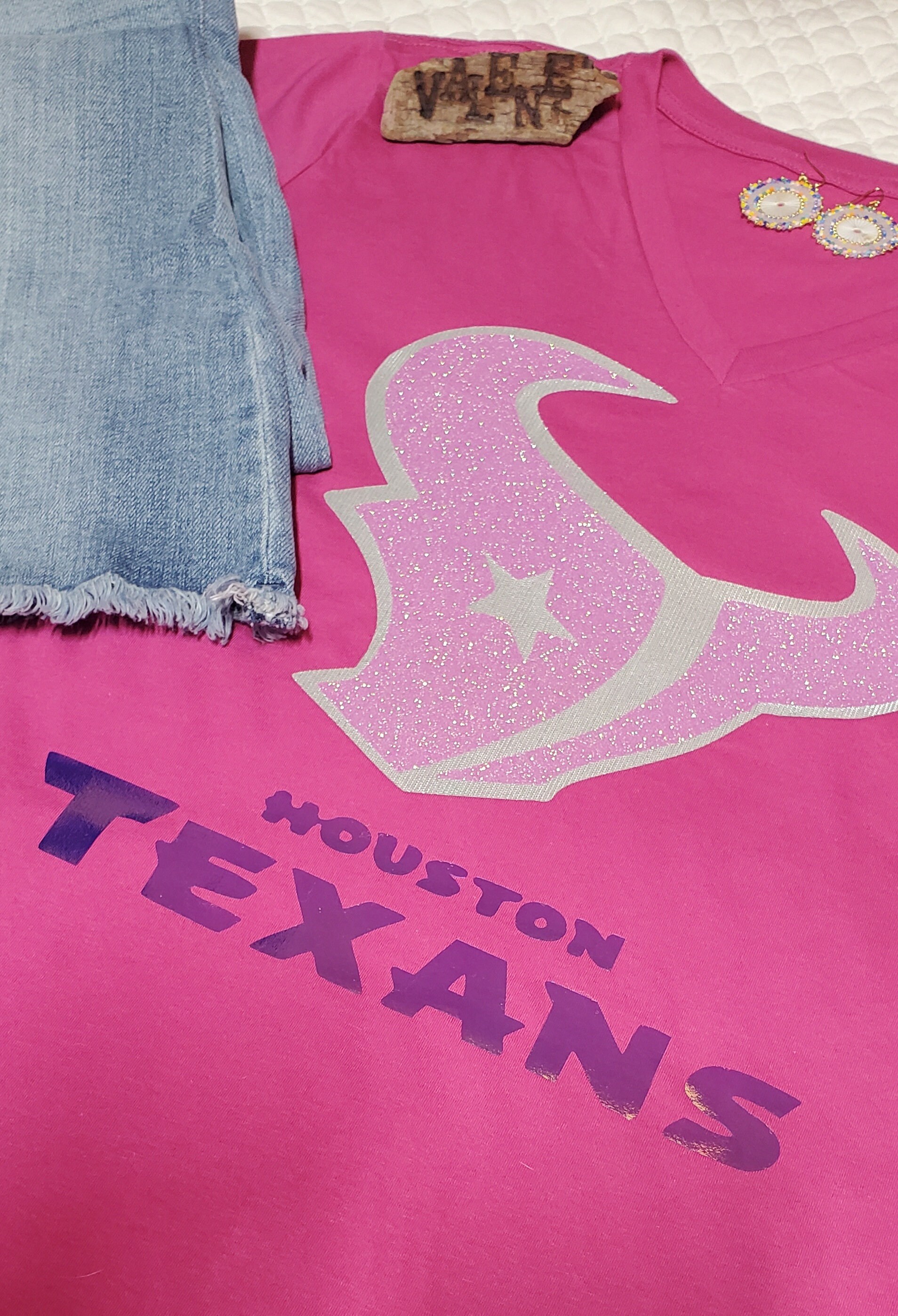 Pink Texans Logo
