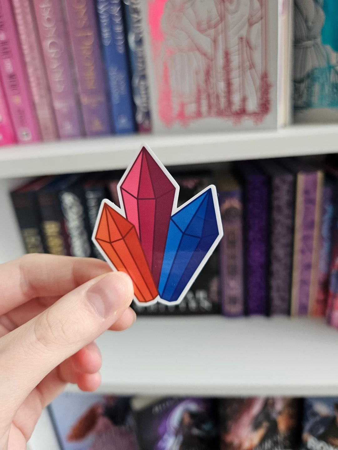Crystal Cluster Vinyl Sticker Bookish Autumnal Sticker Cute Gift for ...