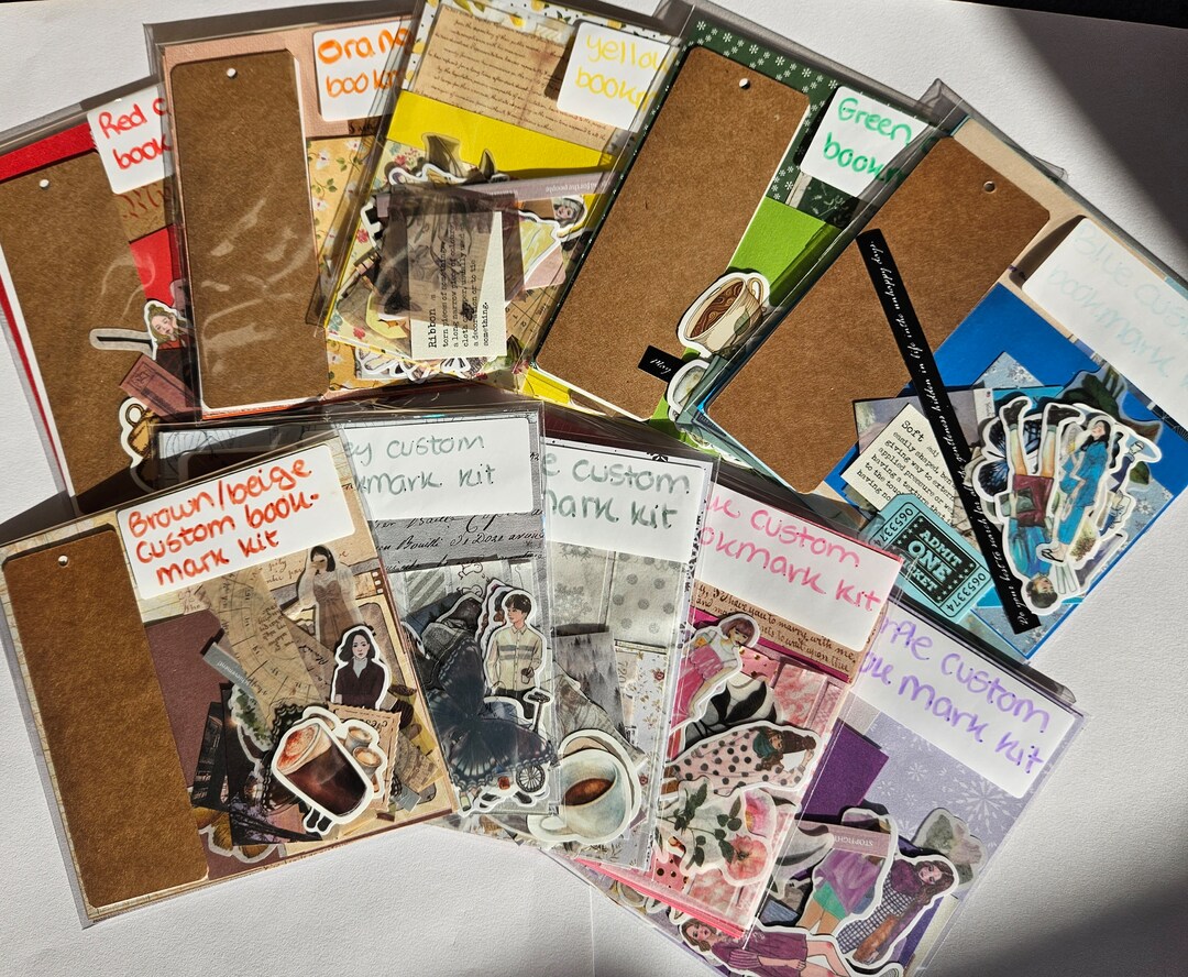 Make Your Own Bookmark Kit Create Two Custom Bookmarks With This Kit ...