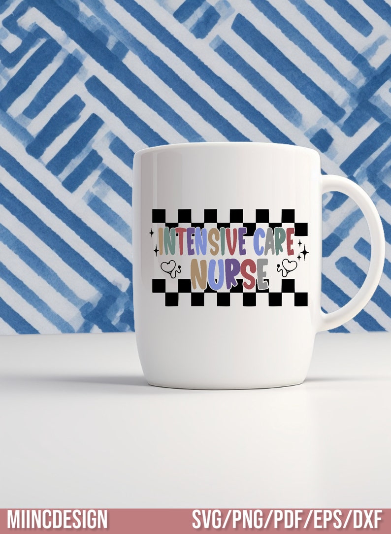 Intensive Care Nurse SVG/PNG, Intensive Care Nurse PDF, Nurse Week T ...