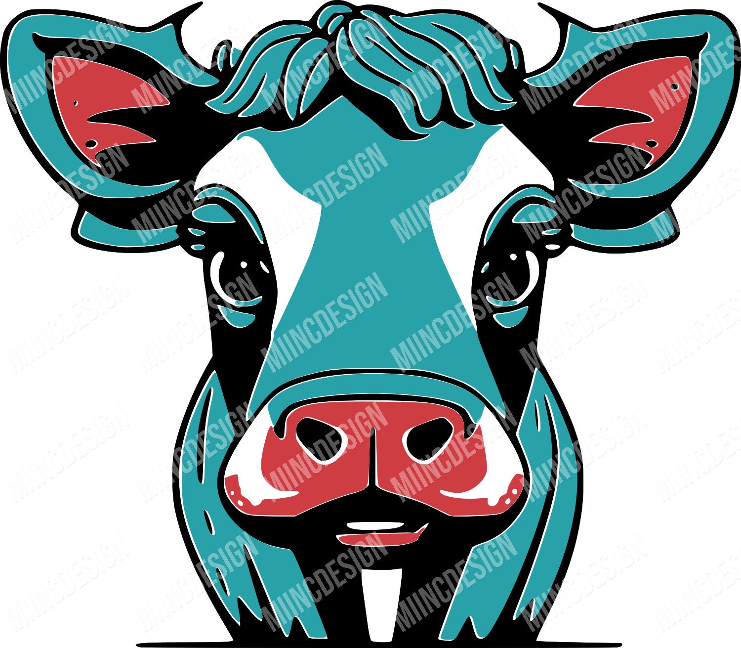 Kitchen Svg With Retro Cow/pdf/png - Etsy