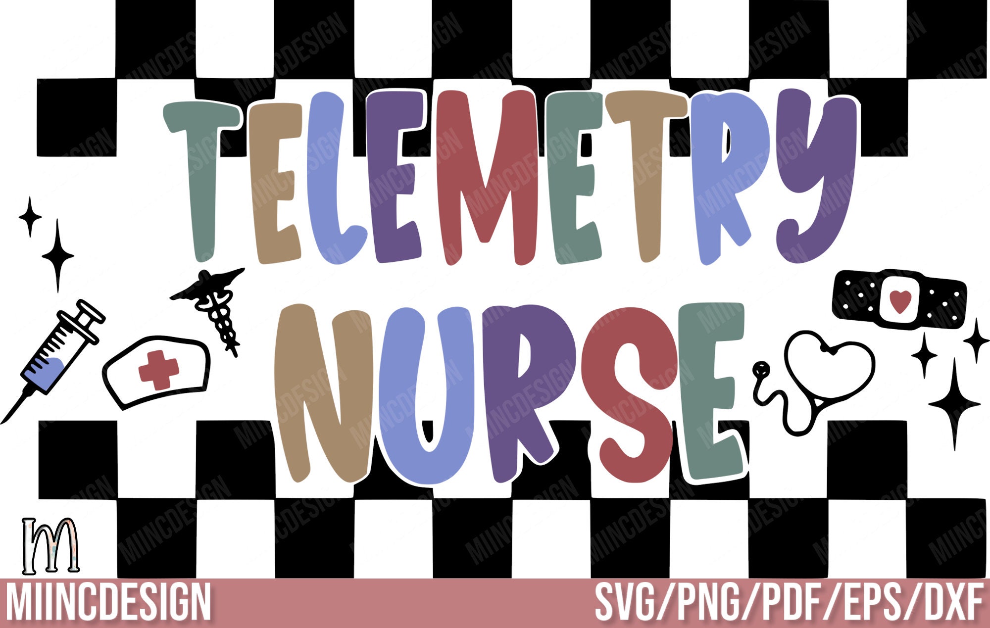 Telemetry Nurse Svg/png, Telemetry Nurse Pdf, Telemetry Nurse Week T-shirt - Etsy