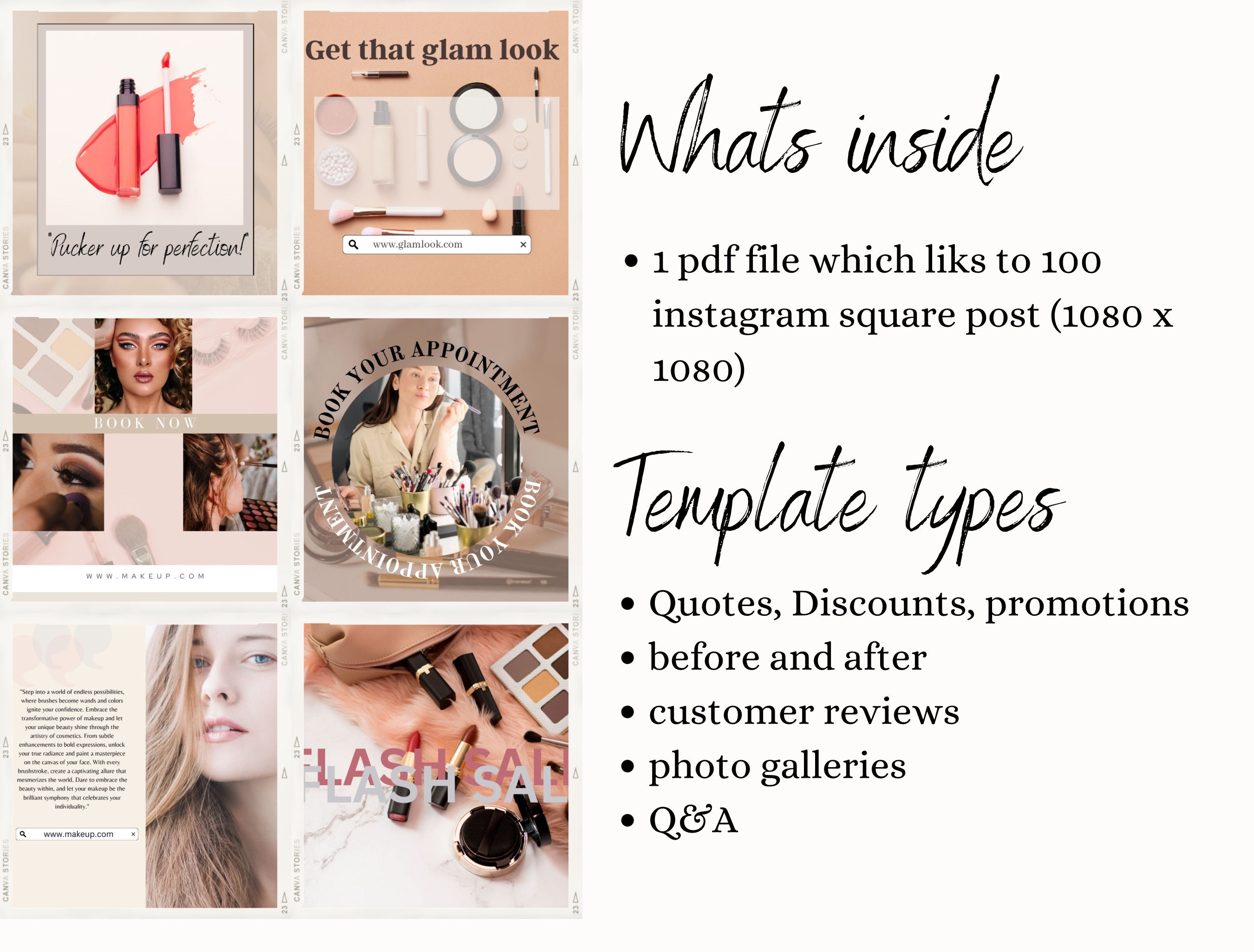 100 Makeup Artis Instagram Post | Fully Editable and Customizable on ...