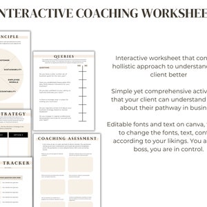 Coaching Intake Form: Life Coaching Worksheet, Confidentiality Template ...