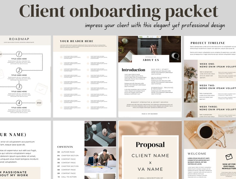 Client Welcome Packet Template Ebook| Virtual Assistant Welcome Packet ...