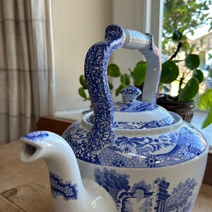 Spode, England Vintage 1994 Very Large 4.6L 1gal 8pt Ceramic Kettle or ...