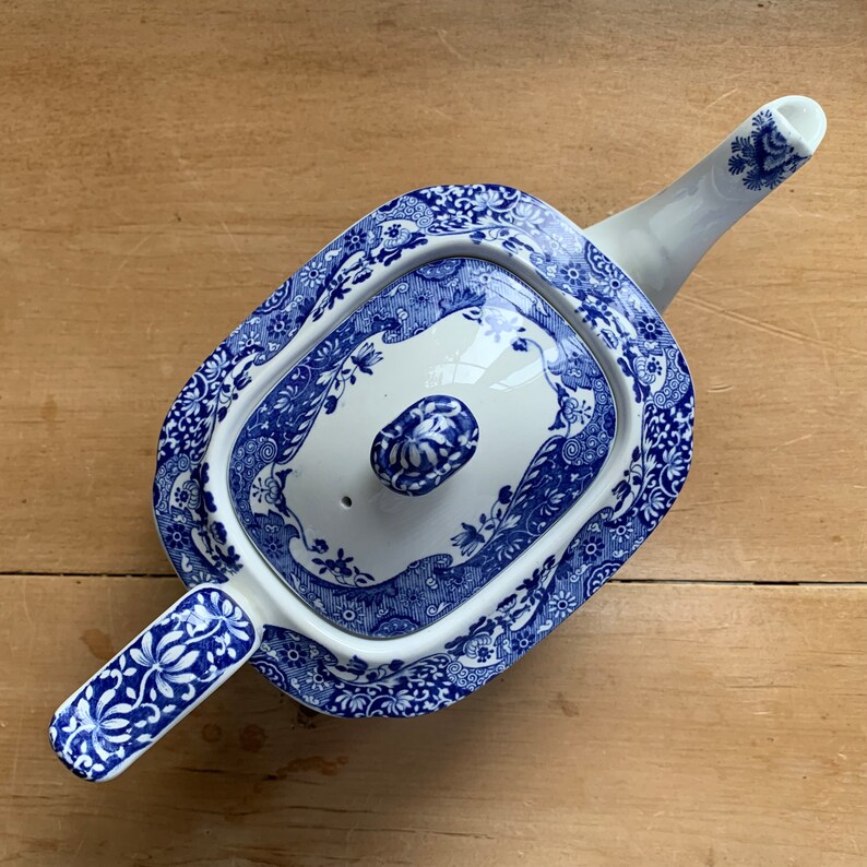 Spode England Vintage 2001 Large 1.1L 2pt Teapot in Blue - Etsy