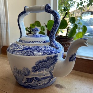 Spode, England Vintage 1994 Very Large 4.6L 1gal 8pt Ceramic Kettle or ...