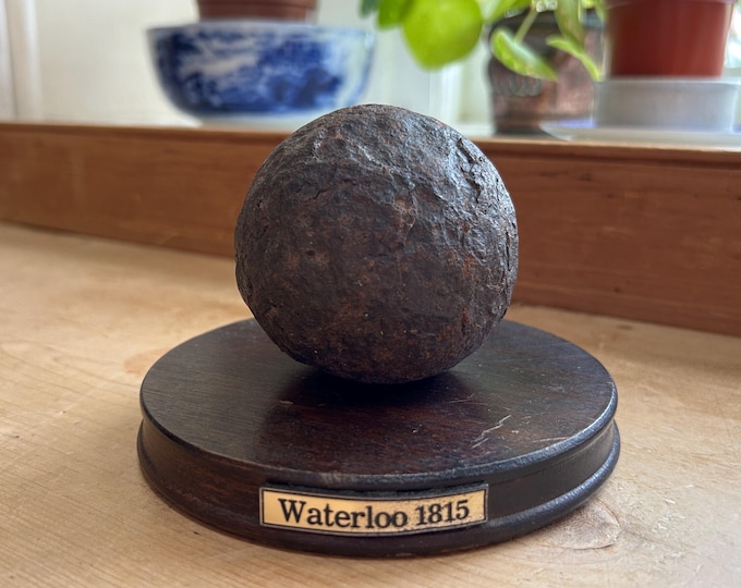 Genuine Battle of Waterloo Cannon Ball, Antique 1815 Early 19th Century ...