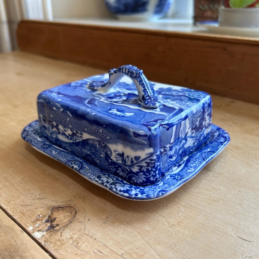 Copeland Spode, England Antique Before 1925 Covered Cheese Dish With ...