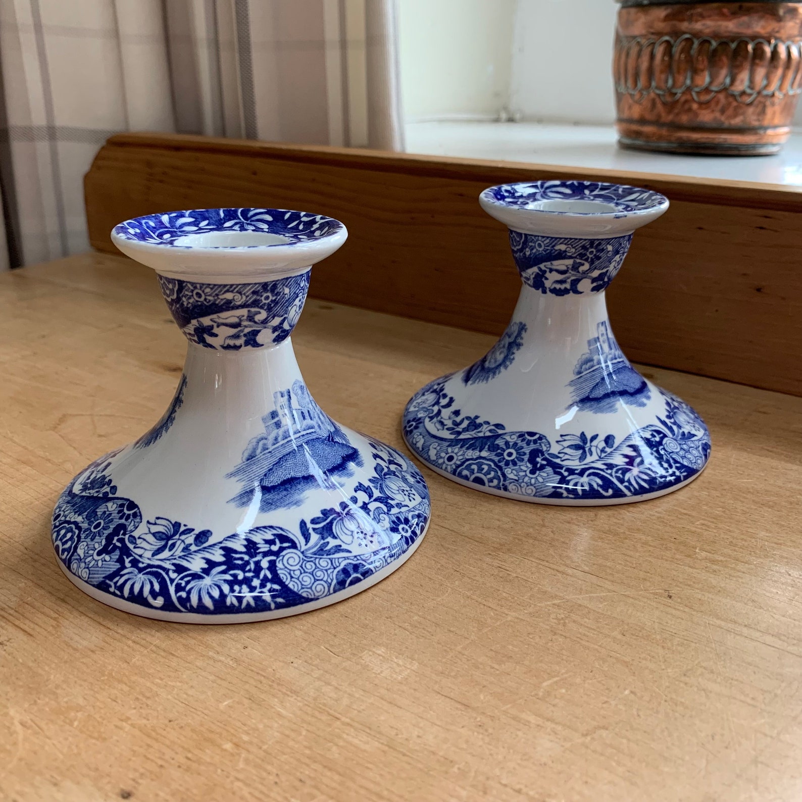 Spode England Vintage 1994 Matching Pair of Short or Squat - Etsy