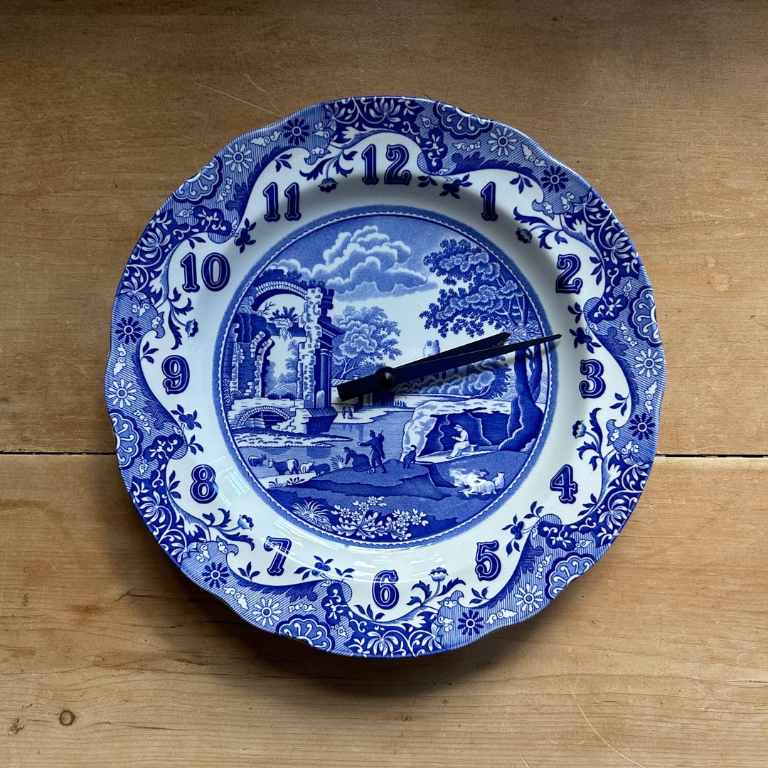 Spode England Vintage 1997 10 Inch Wall Clock of Dinner Plate - Etsy