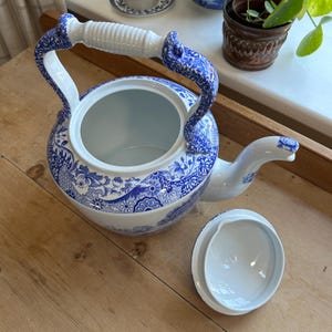 Spode, England Vintage 1994 Very Large 4.6L 1gal 8pt Ceramic Kettle or ...