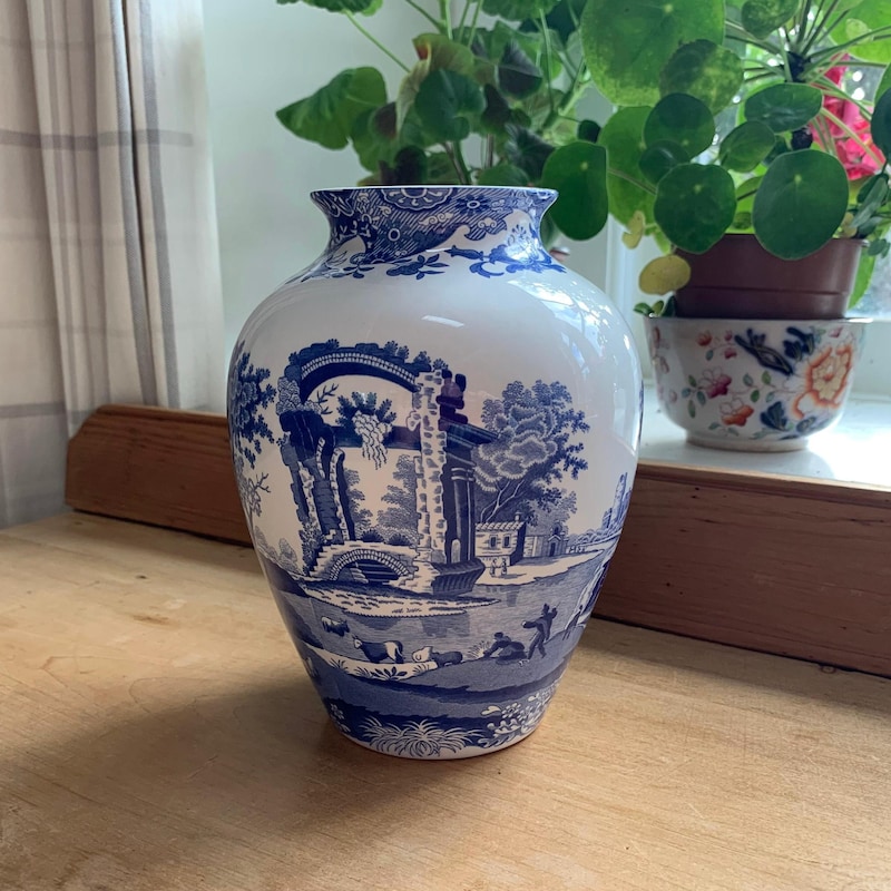 Tall 14 Blue Vases - Etsy UK