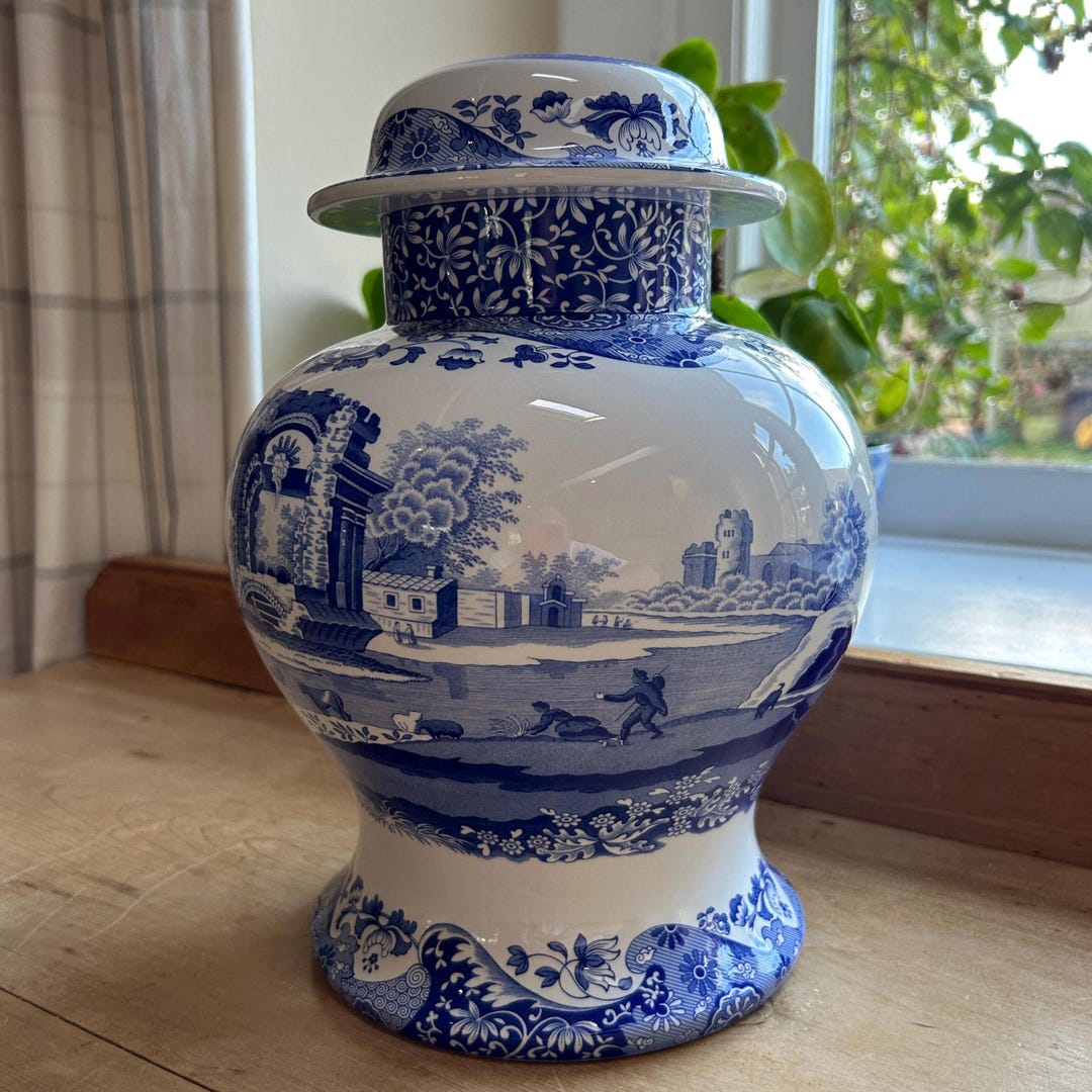 Spode, England Vintage 2004 Rare Large Baluster Ceramic Table Lamp in ...